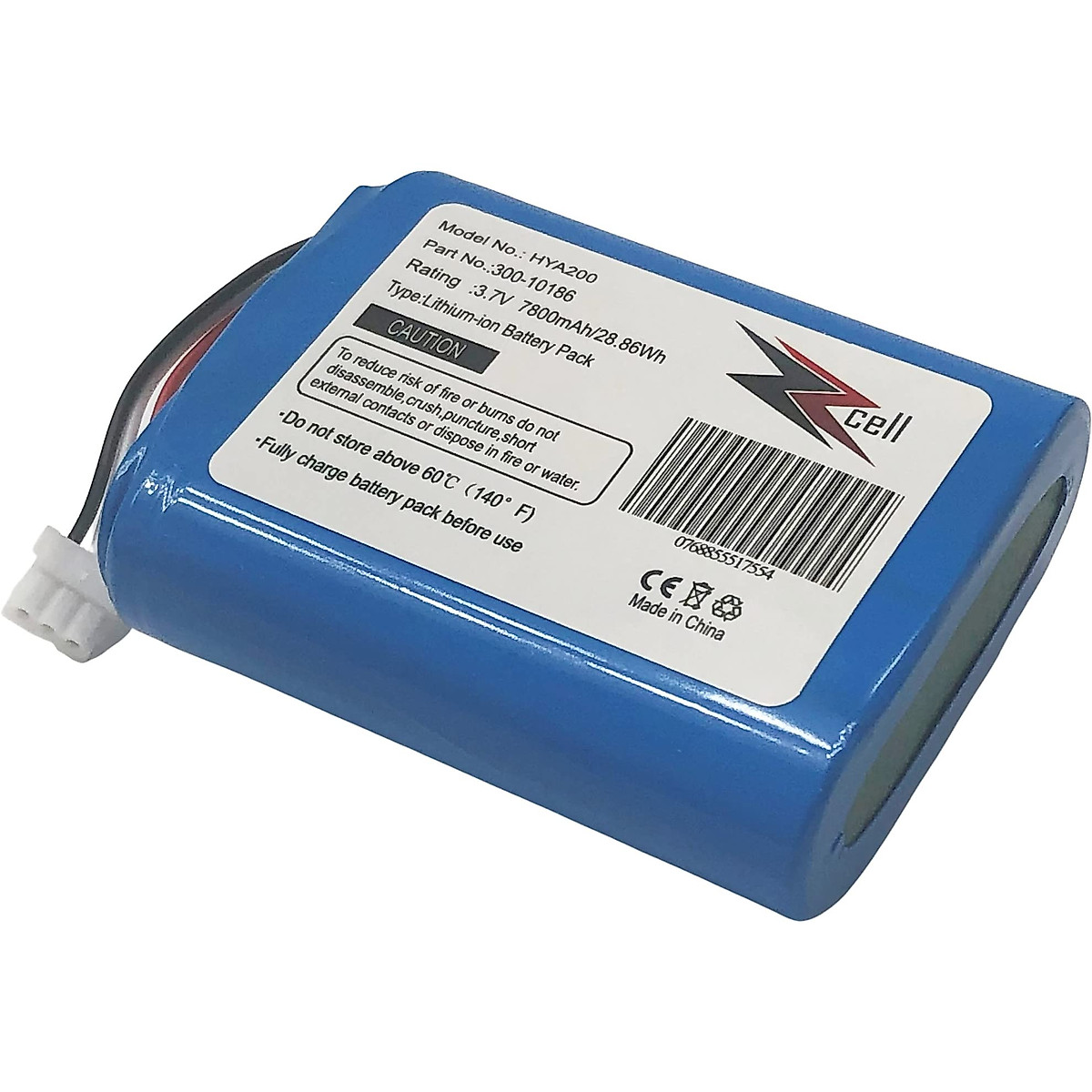 ZZcell® Battery Replacement for ADT Command Smart Security Panel ADT7AIO, ADT5AIO, Honeywell Pro 7, AI05-2, AIO7-1, AIO7-2, 300-10186 Alarm 3.7V 7800mAh