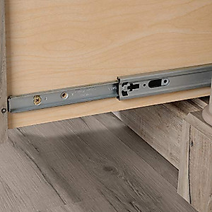 Sauder Palladia Computer Desk, L: 53.15" x W: 23.47" x H: 30.04", Split Oak finish