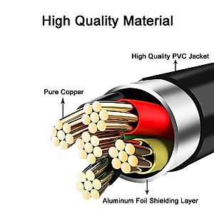 Toxaoii 3DS USB Charger Cable, Power Charging Cord Compatible with Nintendo New 3DS XL/New 3DS/ 3DS XL/ 3DS/ New 2DS XL/New 2DS/ 2DS XL/ 2DS/ DSi/DSi XL, Black