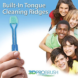 autisticare New Softer Feel Sensory 3-Sided Toothbrush 3-PK | Autism Spectrum Special Needs Asperger's Complete Dental Care Tactile Child Calming Gift Therapy Gum Health Fidget Caregiver Made in USA