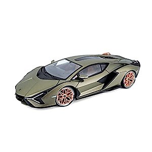 Lamborghini Bburago,Plastic ,1:18 Sián FKP37 - Green