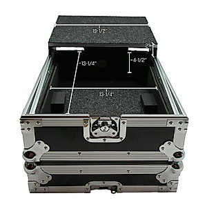 Harmony Audio HC12MIXLT Flight Universal 12" Mixer Glide Laptop Stand DJ Custom Case