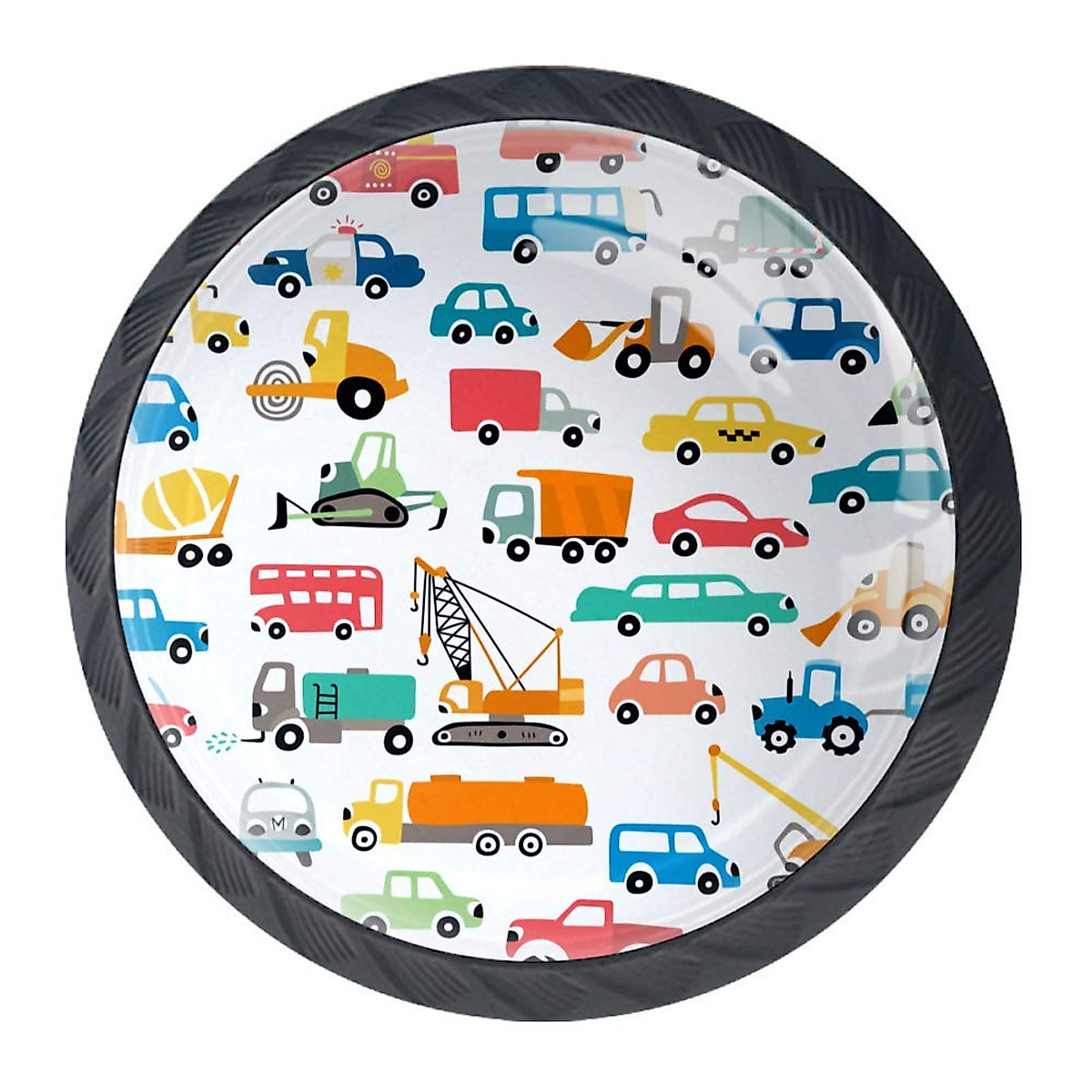 Cartoon Kids Cars Toy Cabinet Dresser Knobs 4 Pcs Drawer Door Pull Handles for Kitchen Bathroom Unique Drawer Knobs