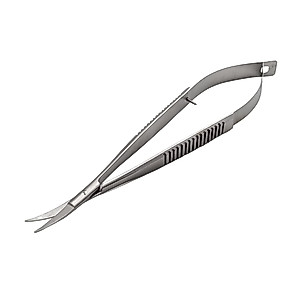 Castroviejo Scissors 5.5" CURVED stitch cutting embroidery spring action extra sharp ARTMAN brand BY WISE LINKERS USA