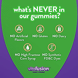 Vitafusion Apple Cider Vinegar Gummies, 500mg Apple Cider Vinegar per Serving Plus B Vitamins, 75ct, Natural Apple Cider Flavor from America’s Number One Gummy Vitamin Brand