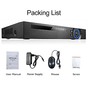 Xenocam 8CH PoE NVR 5MP H.265 Security Network Video Recorder Supports Up 8 X 5MP /4MP /3MP 1080P IP Cameras, Motion Detection Email Alerts USB Backup VGA and HDMI Output, NO HDD