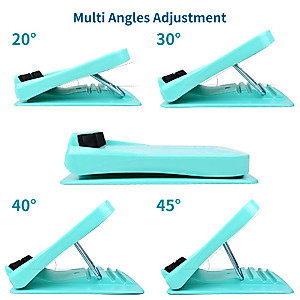 Slant Board, Calf Stretcher Ankle and Foot Incline Board for Stretching Tight Calves or Plantar Fasciitis Adjustable 4 Level (330 lb Capacity), Strength Training Equipment Leg Machines