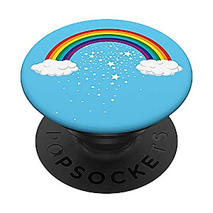 Rainbow Pop Phone Grip For Smartphones & Tablets PopSockets PopGrip: Swappable Grip for Phones & Tablets