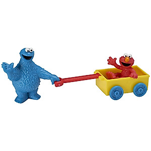 DecoSet® Sesame Street Cake Toppers, 3-Piece Birthday Topper with Elmo and Cookie Monster