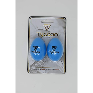 Tycoon Percussion Plastic Egg Shakers - Blue