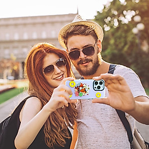 Lao Lin Arts，Compatiable for iPhone Case,Golden Dazzle Phone Case,Change Color with Light,Drop-Proof Phone Case,No Fingerprints,Rabbit, (iPhone 13)