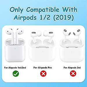 Besoar for Airpods 1st/2nd Generation Case Cute for Women Girls Girly Aesthetic Purple Heart Cases with Keychain Buckle for Airpod 1/2 Pretty Lovely Soft Silicone Cover Unique Design for Air Pods 1/2