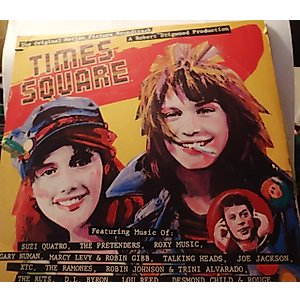TIMES SQUARE - 2 RECORD SET - vinyl lps. ORIGINAL MOTION PICTURE SOUNDTRACK: - FEATURING MUSIC OF: SUZI QUATRO, THE PRETENDERS, ROXY MUSIC, GARY NUMAN, MARCY LEVY & ROBIN GIBB, AND OTHERS. - "ROCK HARD" - "TALK OF THE TOWN" - "THE PRETENDERS" - "SAME OLD