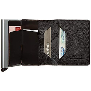 Secrid - Secrid Slim Wallet Stitch Embroidered Vegetable-Tanned (Linea Black)
