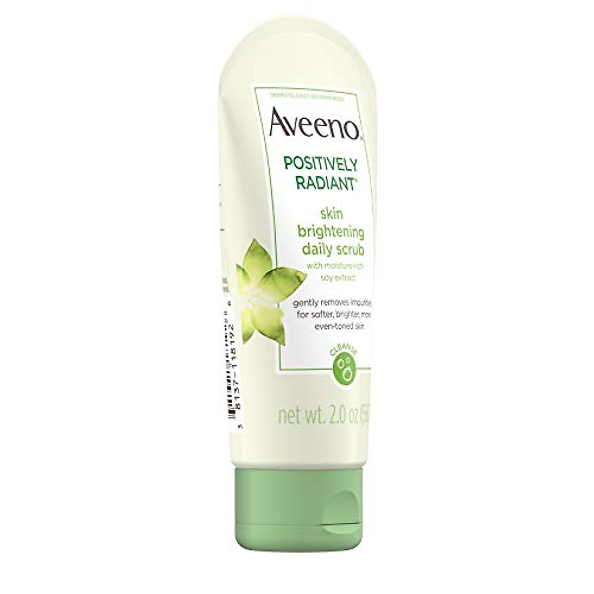 Aveeno Positively Radiant Skin Brightening Exfoliating Daily Facial Scrub ,2.0 oz