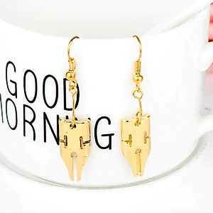 OfficialOtaku Kishibe Cosplay Earrings - Unisex (Gold)