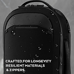 NOMATIC Navigator Premium Backpack 15L w/ 6L Built-In Expansion- Anti-Theft, Water Resistant & Cord Passthrough- Carry On Travel Laptop Backpack