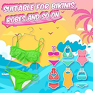 Qianly Body Shape Bikini Swimsuit Hanger, Kids Clothes Hanger Bathing Suit Hanger for Cloakroom Bedroom Laundry Closet Home