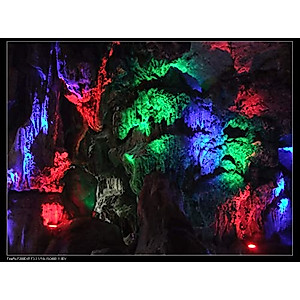 Green MR16 LED Light Bulbs 50W Equivalent Halogen Replacement 6W 12V Bi-pin GU5.3 Outdoor Landscape Yard Lighting- Pack of 6