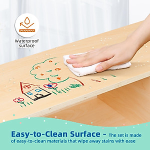 OOOK Montessori Shelf and Toy Storage, Compact Toddler Bookshelf for Small Space, Wooden Storage Cabinet Shelves and Kids Bookcase for Classroom, Kindergarten, Kids Room, Playroom.