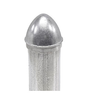 Chain Link Fence 2 1/2" (2 3/8" Outer Diameter) External Acorn Post Caps | Die Cast Aluminum Caps | Chain Link Caps | (Pack of 10)