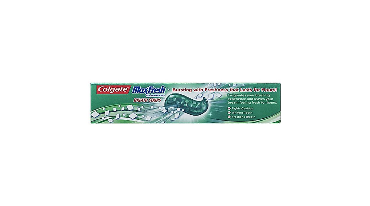 Colgate Max Fresh Whitening Toothpaste with Breath Strips