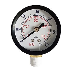 DEF Boxed Pressure Gauge 0-60 PSI Replacement for Select Sand & D.E. Pool Filter ECX270861