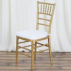 BalsaCircle White Cushion for Chiavari Chairs - Wedding Party Event Furniture Reception Dinner Catering Ceremony Decorations