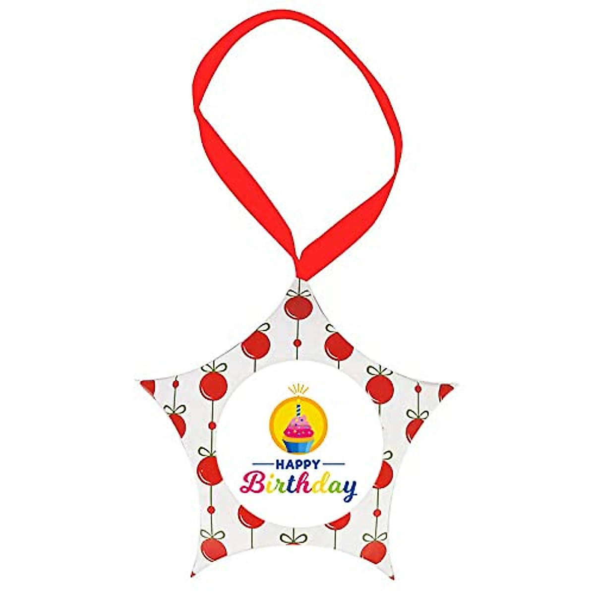 500 Pieces/Roll Happy Birthday Stickers Round Adhesive Birthday Tag Label Stickers Invitations Envelope Sealing Stickers Personalized Happy Birthday Stickers for Balloons Cards envelopes Adults Kids