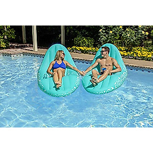 Poolmaster 85551 Imperial Lounge Deluxe Swimming Pool Float & Patio Furniture Multicolor