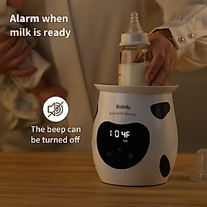 Baby Bottle Warmer for Breastmilk | Fast Water Warmer for Baby Formula | Easy-to-use Portable Bottle Warmer | BOLOLO Baby Water Warmer with Precise Temperature Control, Large Diameter, BPA-Free