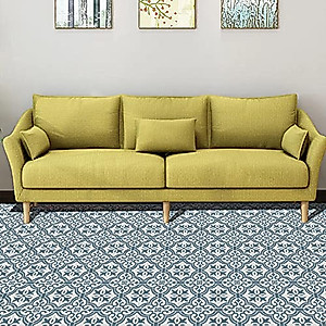 12 x 12 Inch Large Size Reusable Stencil Laser Cut Painting Template Floor Wall Tile Fabric Furniture Stencils Painting Stencils (A4, 2 PC)