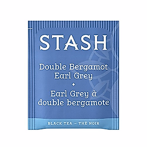 Stash Tea Uplifting Double Bergamot Earl Grey Black Tea - Caffeinated, Non-GMO Project Verified Premium Tea with No Artificial Ingredients, 18 Count (Pack of 6) - 108 Bags Total