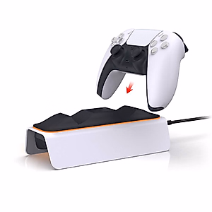 PS5 Controller Charger Station, Dualsense Charging Station for PlayStation 5 with 5V 3A AC Adapter