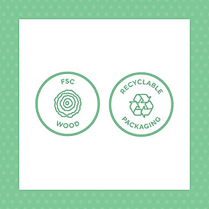 Petit Collage Lion and Baby Wooden Push Toy – Cute Wooden Rolling Toy Ideal for Ages 12 Months and Older – Active Toy Encourages Movement, Makes a Great Gift