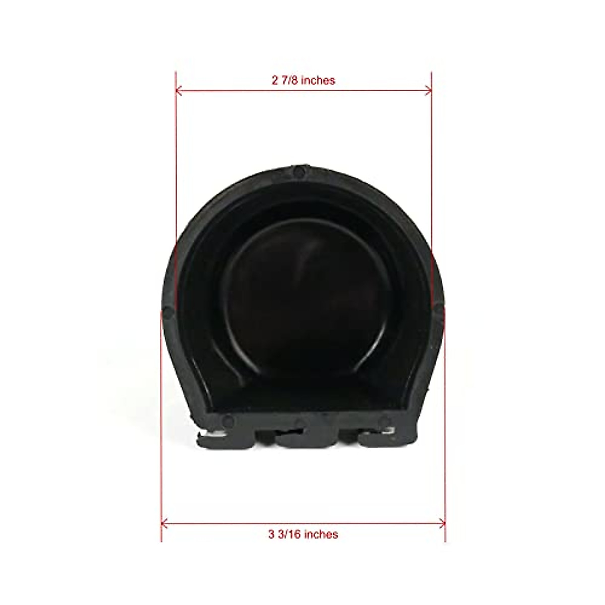 The ROP Shop | (Pack of 200) Black Cage Cups for Chicken, Dog, Pheasant, Rabbit Feed & Water