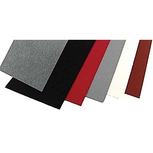 Jantz USA Fiber Spacer Material, Set Of 6 Assorted Color Pieces, 0.03" Thick, 5" x 10" Sheet