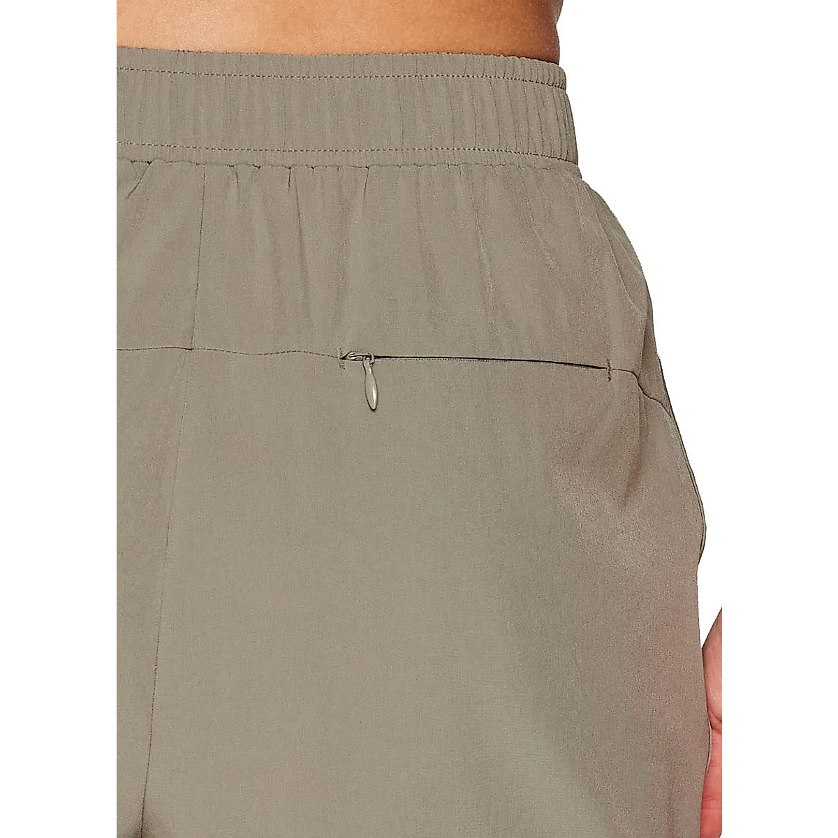 RBX Women's Lightweight Quick Dry Relaxed Cropped Woven Pant Capri Smoke Sage S