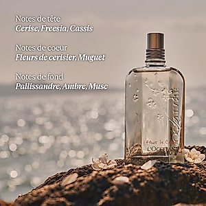 L’OCCITANE Delicate Cherry Blossom Eau de Toilette, Floral and fruity frangance 2.5 fl. oz.