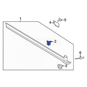 Rexka 20pcs Exterior Rocker Moulding Clips for Ford Escape F-150 MKC Ranger W715201-S300 W716351-S300