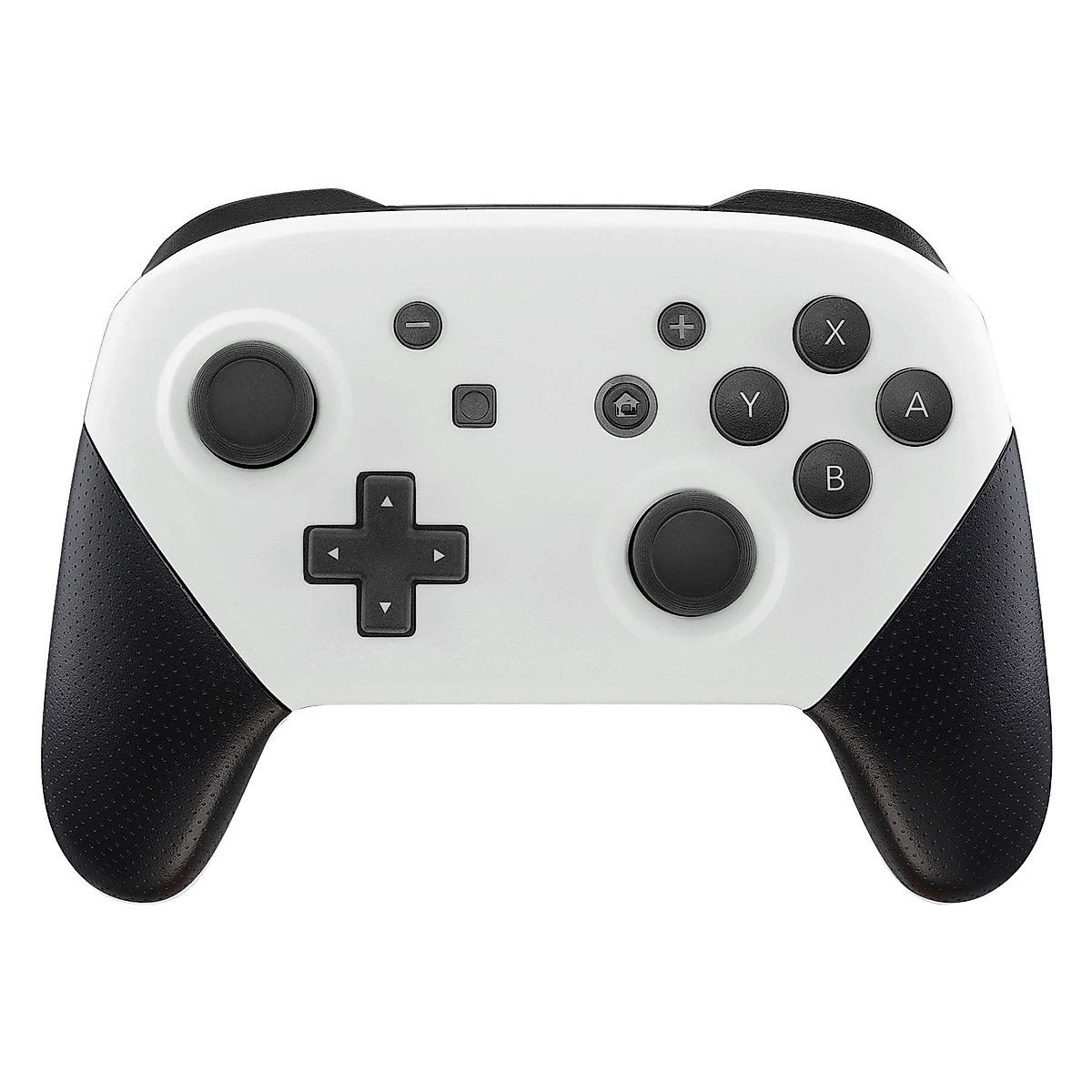 eXtremeRate White Faceplate and Backplate for Nintendo Switch Pro Controller, DIY Replacement Shell Housing Case for Nintendo Switch Pro - Controller NOT Included