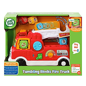 LeapFrog Tumbling Blocks Fire Truck, Red