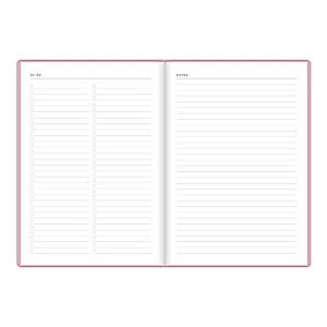 Letts of London Inspire Weekly/Monthly Planner, 12 Months, January to December, 2024, A5 Size, 8.25" x 5.875", Multilingual, Pink (C082021-24)