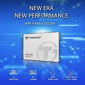 Transcend TS1TSSD230S 1TB SATAIII 2.5” Internal Solid State Drive with speeds up to 560MB/s