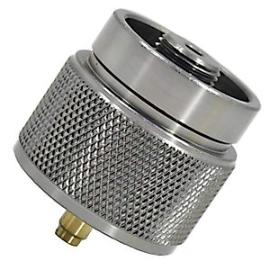 baixikly Butane To Propane Adapter Camping Stove Adapter Outdoor Hiking Stove Connector for Isobutane Fuel Canister To Screw Gas Cartridge