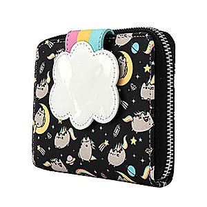 Loungefly x Pusheen Rainbow Unicorn Zip Around Wallet