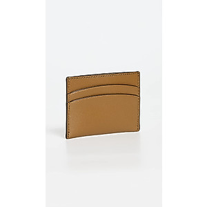 Tory Burch Women's Robinson Card Case, Gray Heron, Grey, One Size