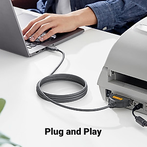 UGREEN 10FT USB to Parallel Port Printer Cable, CN36 Printer Cable Adapter IEEE1284 for Old Printer, Centronics Parallel Converter with Fast Transmission