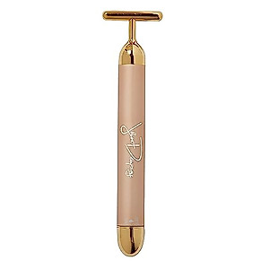 Jillian Dempsey Gold Bar | Original Premium 24K Gold Plated Facial Vibrating Bar with 6,000 Rotations Per Minute | Boost Blood Flow, Sculpt, Firm & Smooth Face | Made in Japan