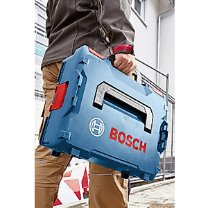 BOSCH L-BOXX-1 4.5 In. x 14 In. x 17.5 In. Stackable Tool Storage Case , Blue